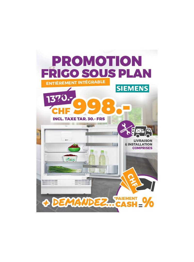 Frigo sous plan Siemens